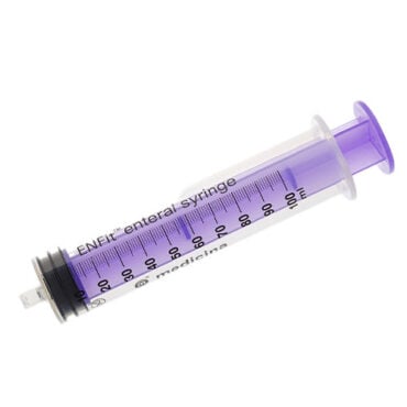 Medicina 100ml Purple Single Use ENFit Syringe | Australia