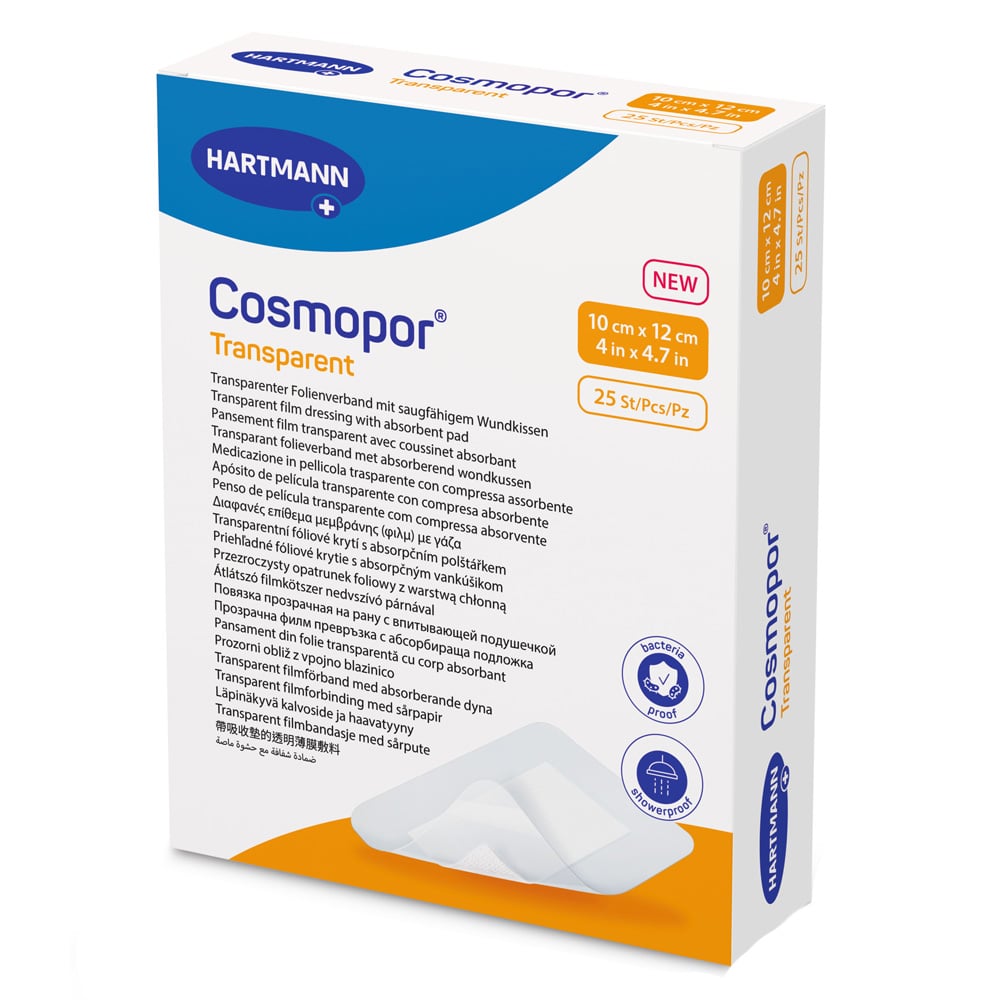 Hartmann Cosmopor Transparent Film Dressing 10x12cm - Australia