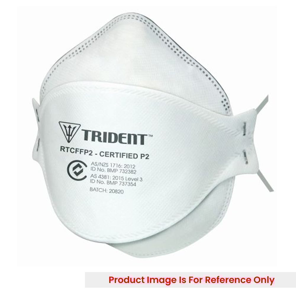 Trident Respirator Flat Fold P2 L3 Regular - Joya Medical Supplies