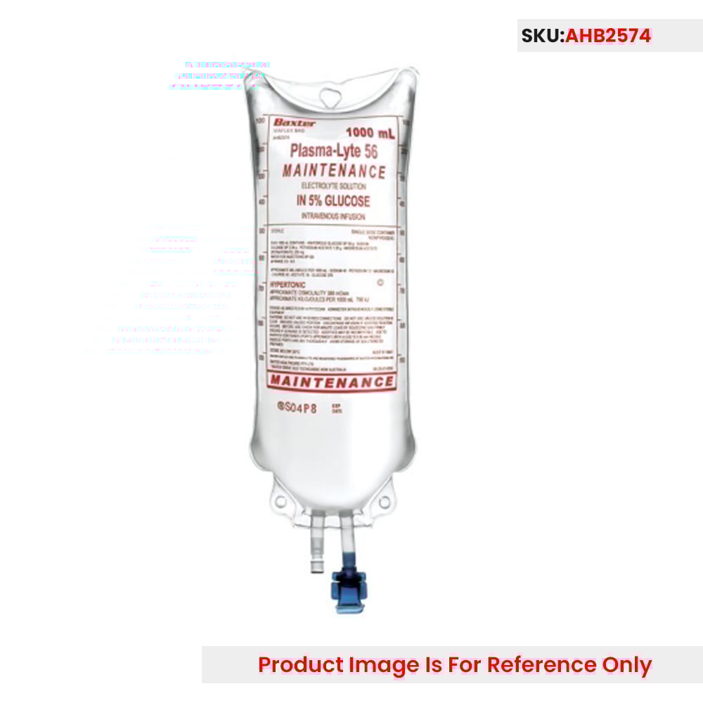 Baxter Plasma Lyte 56 and 5% Glucose 1000ml - Joya Medical Supplies